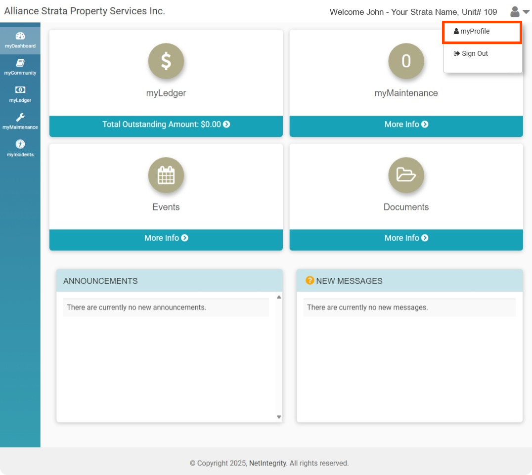 Changing your password | Alliance Strata Property Services Inc.